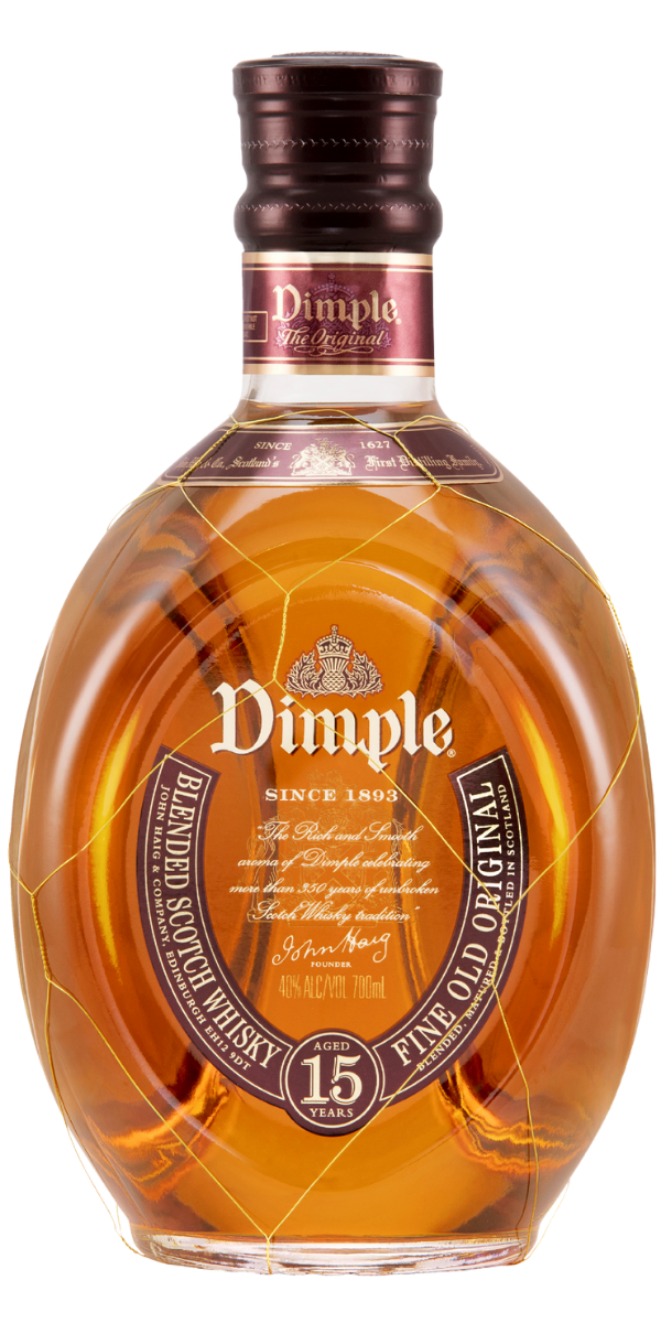 Dimple Aged 15 Years Blended Scotch Whisky 700mL – Boccaccio Cellars